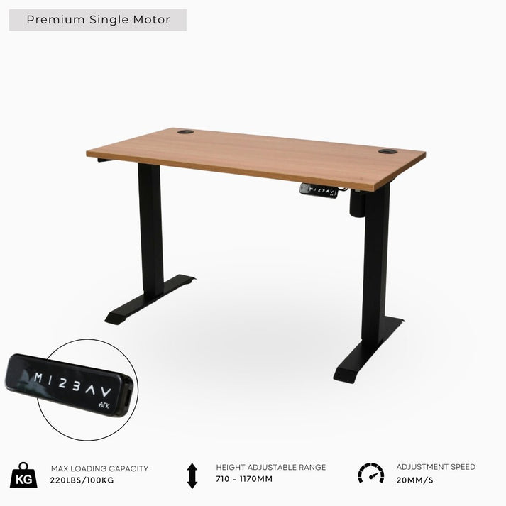 Ark Desk Classic Premium Single Motor Standing Desk | Ark Ergonomics
